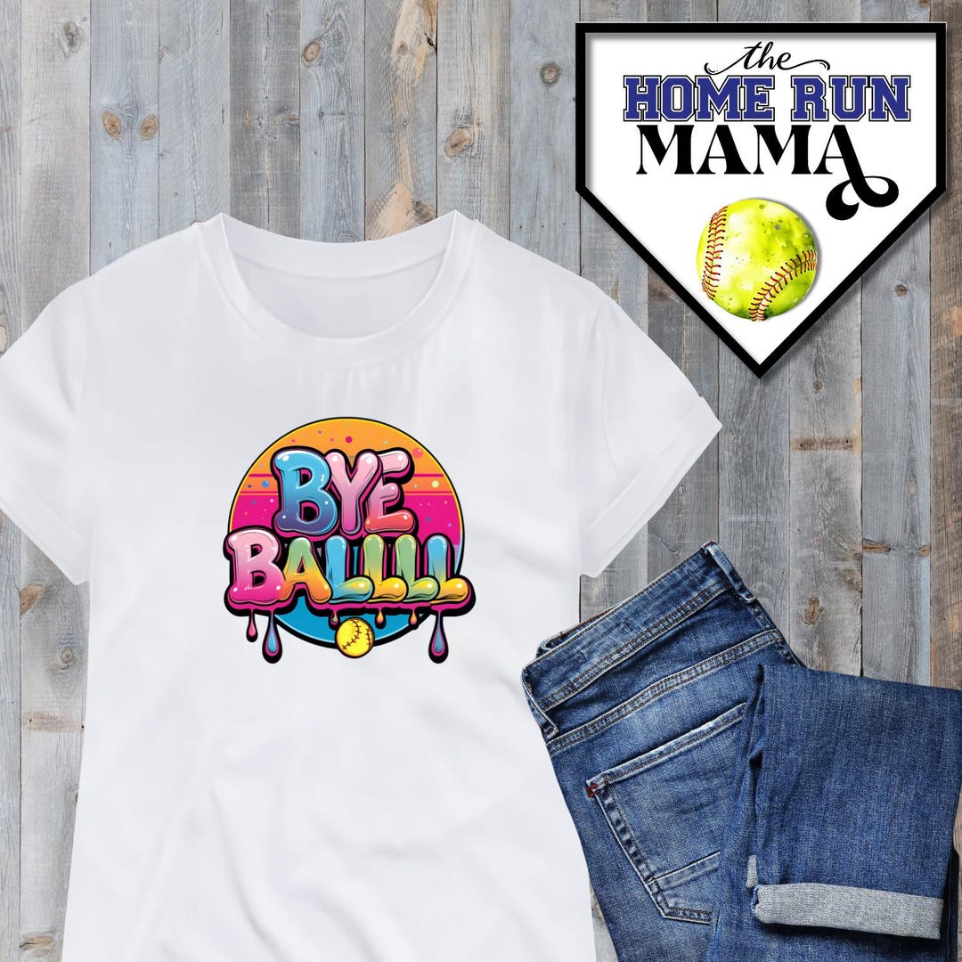 BOMB SQUAD Softball PNG | Bye Ball Design | Digital Download for ...