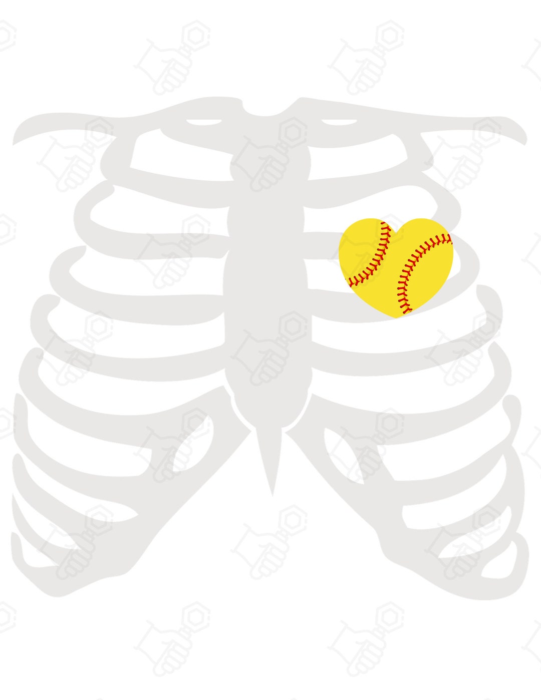 Halloween Skeleton PNG Halloween Softball PNG Halloween - Etsy