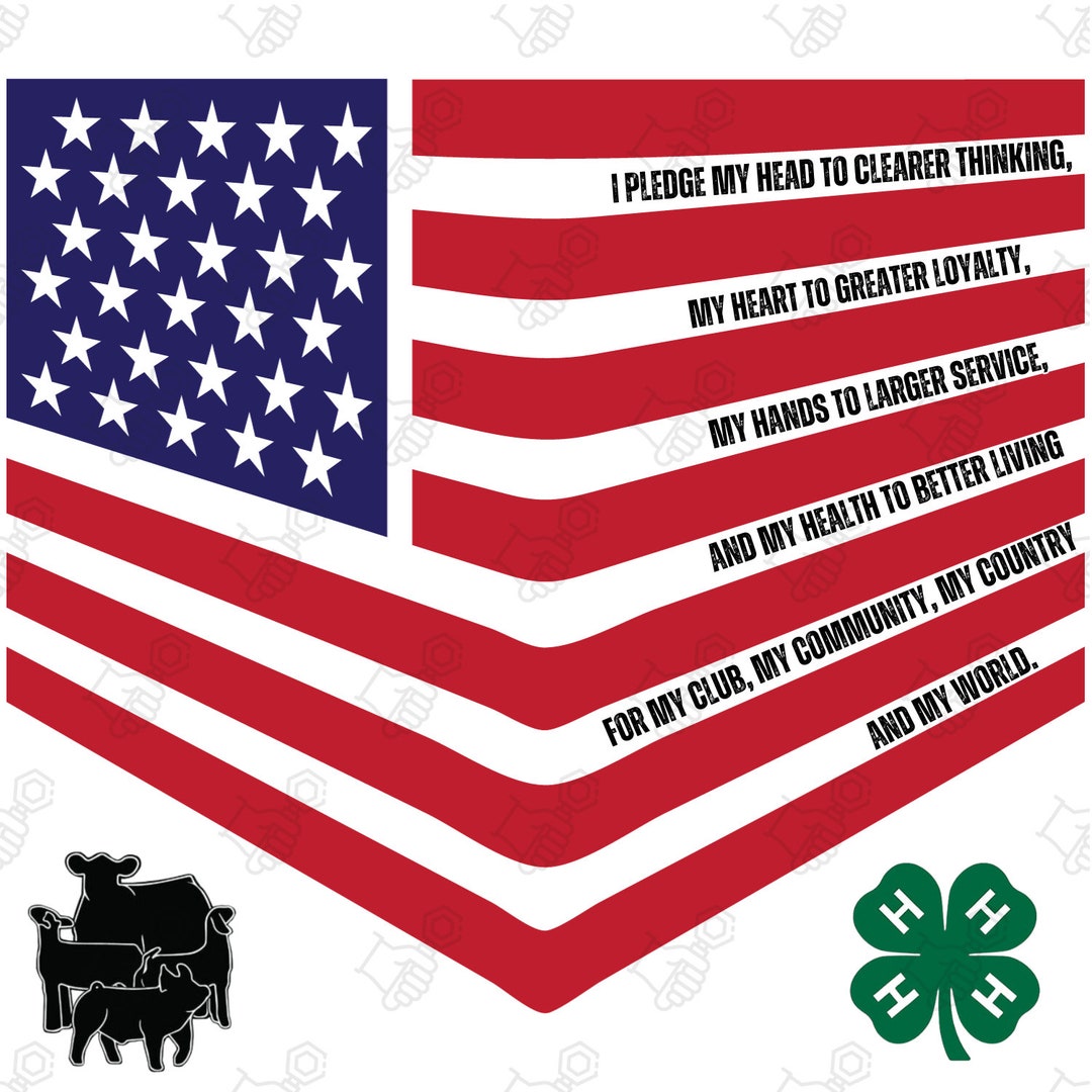 Pledge PNG American Flag 3-D Proudly Display Your Commitment to Success ...