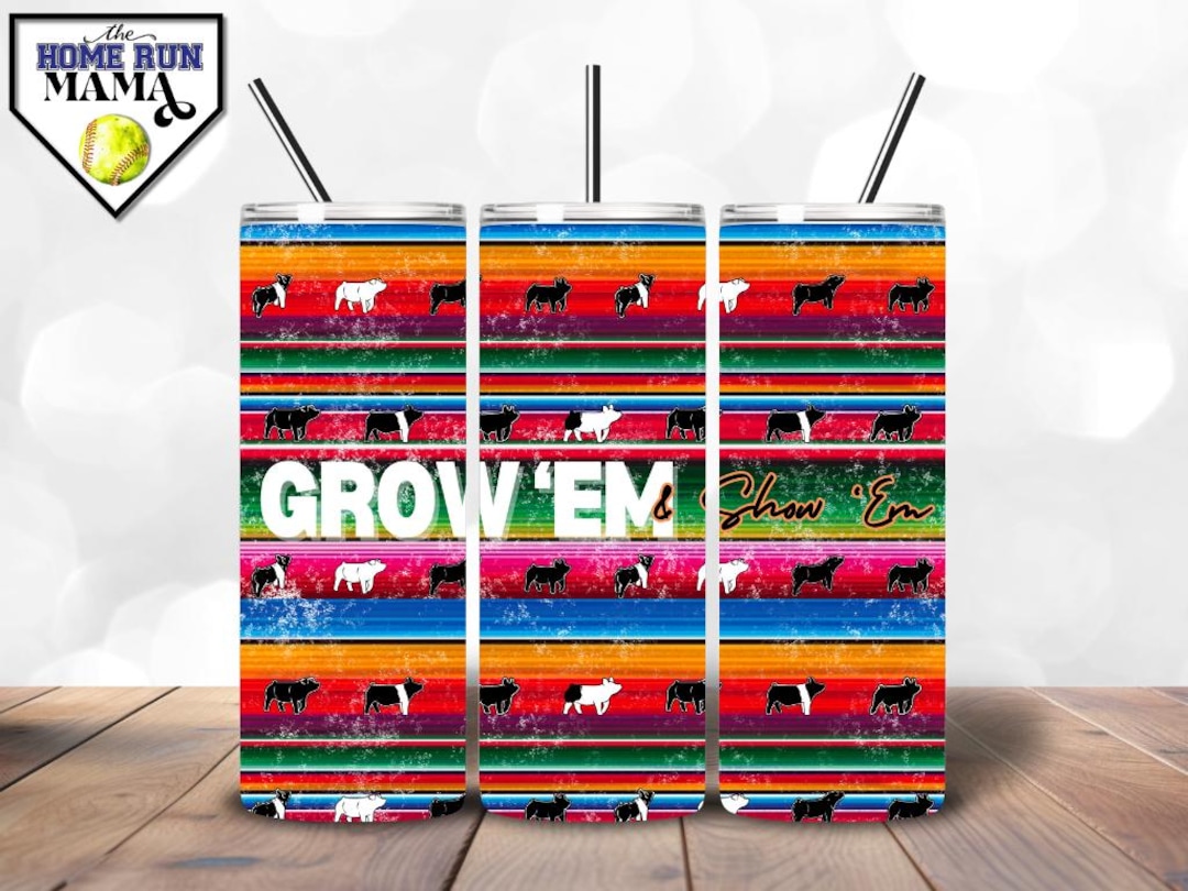 Swine Breed Tumbler Wrap | 20oz & 30oz Skinny Tumbler Design ...