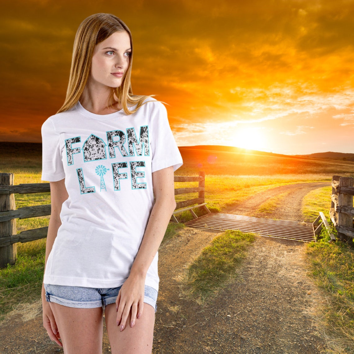 Farm Life Design Cowhide Farm Life Farm Life Apparel Farm Living at Its ...