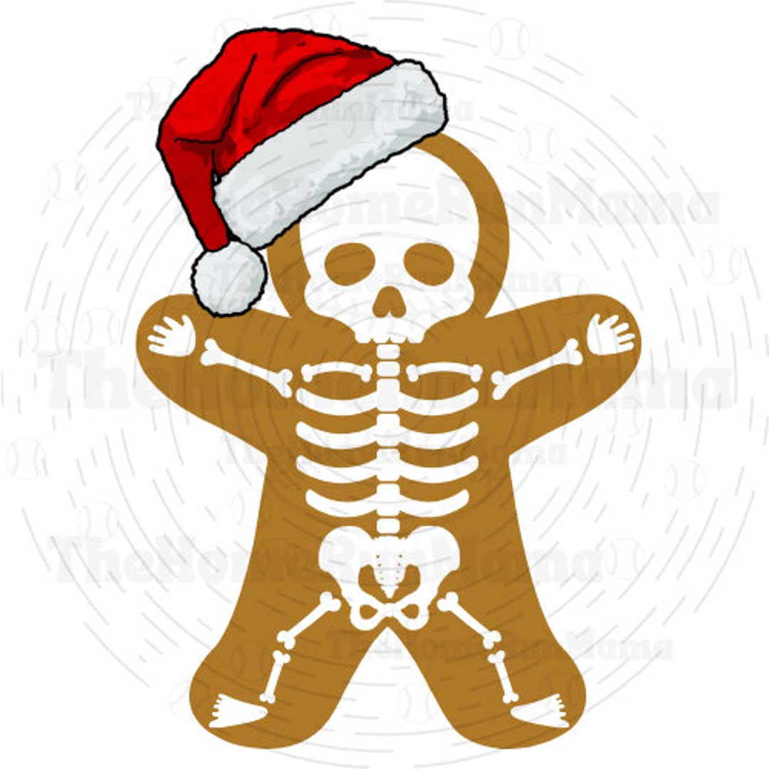 Gingerbread Man X-ray PNG SVG JPG Medical Design Christmas - Etsy UK