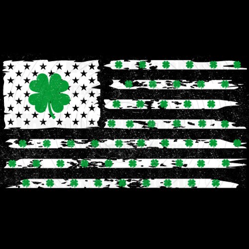 4-H Clovers on Distressed American Flag PNG JPG Youth Livestock ...
