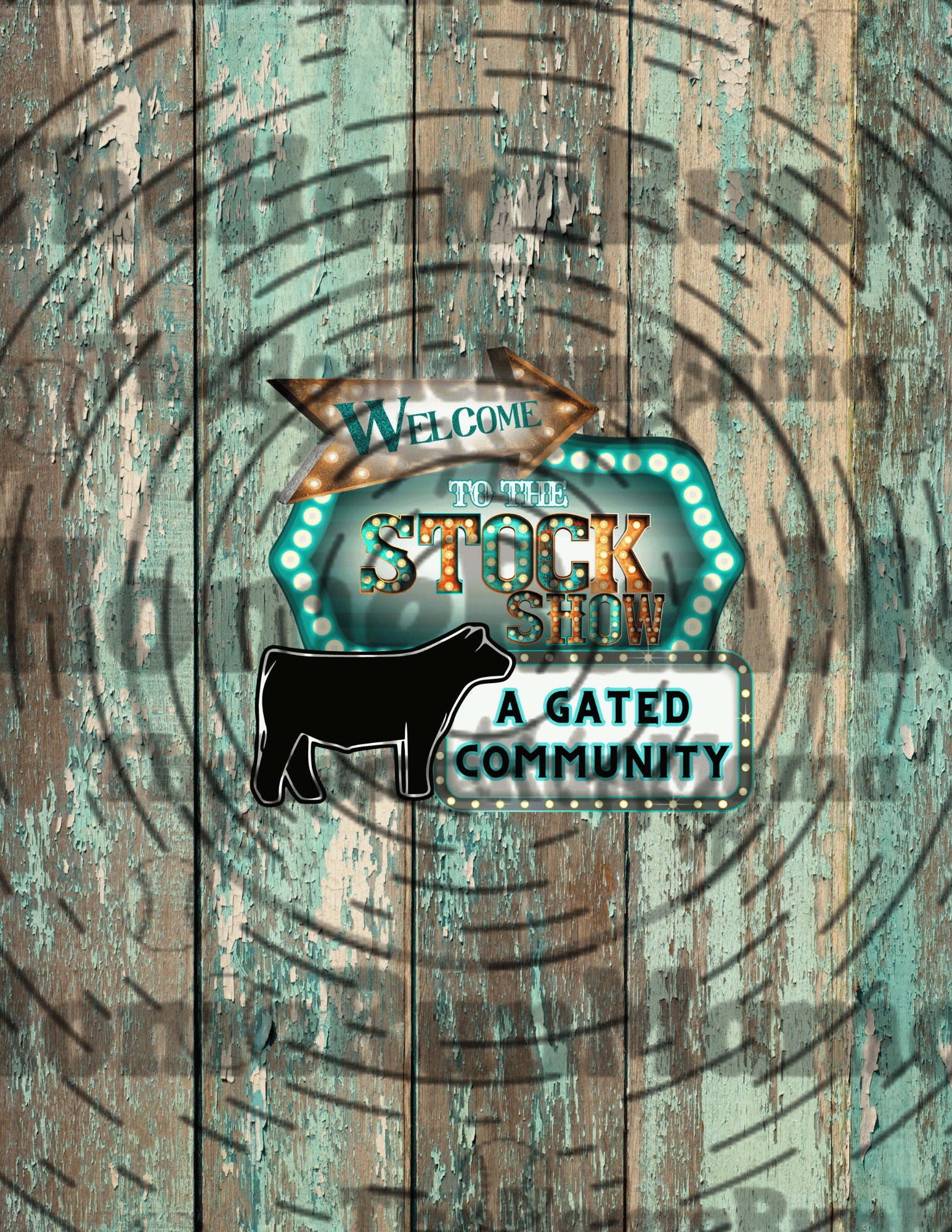 Welcome to the Stock Show Tumbler Wrap Livestock Show Week Livestock ...