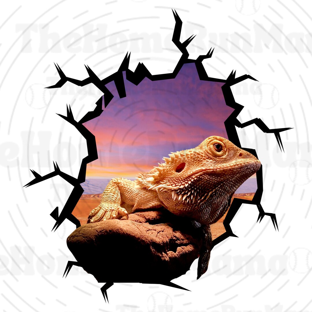 Desert Explorer Bearded Dragon Design Versatile for Bearded Dragon ...