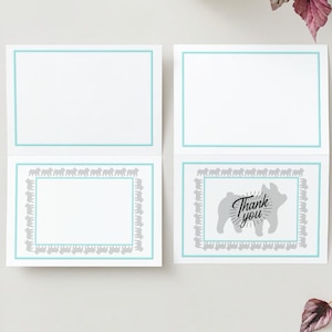 Printable Livestock Show Thank You Card | PDF | Foldable Thank You Card ...
