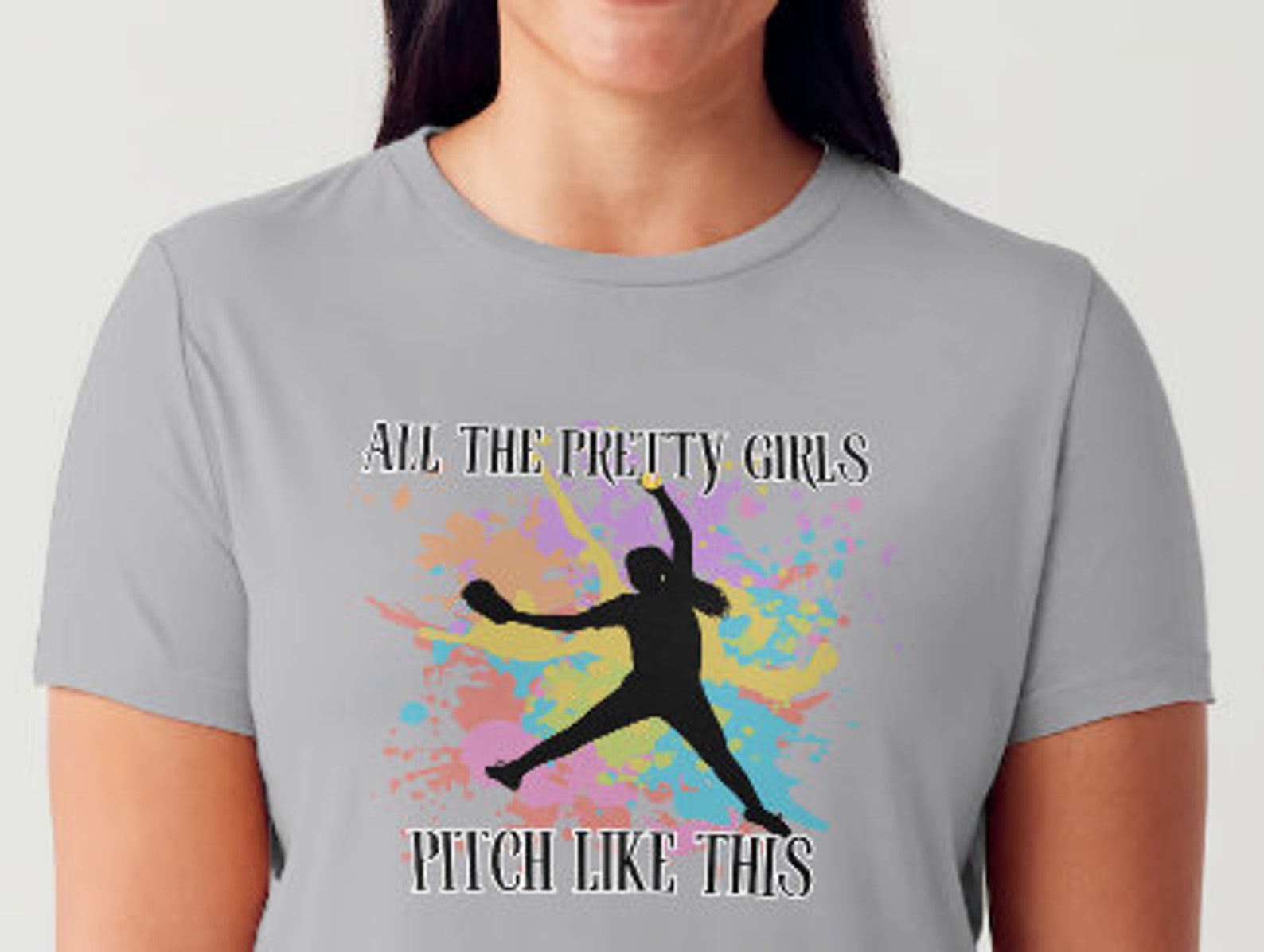 Softball Pitcher PNG All the Pretty Girls Pitch Like This Softball ...