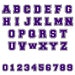 Purple & Black Glitter Alphabet Font A-Z 0-9 Purple Black Glitter PNG ...