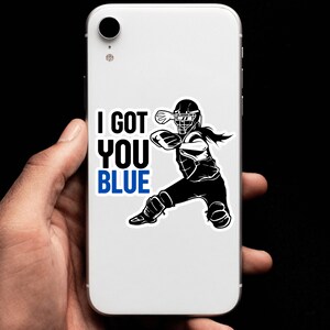 I Got You Blue Softball Catcher's Helmet SVG/PNG/JPG Digital Download ...