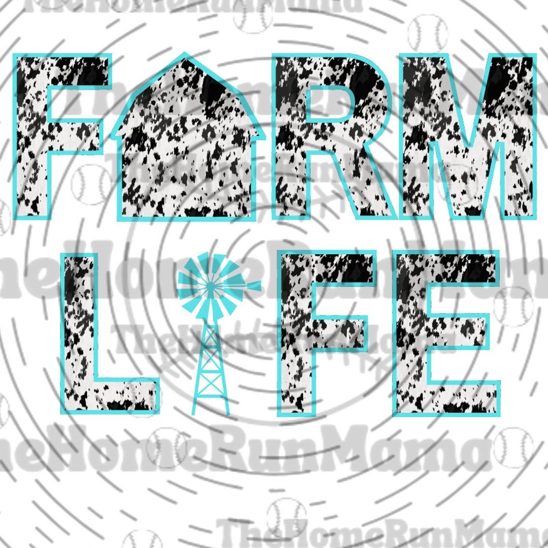 Farm Life Design Cowhide Farm Life Farm Life Apparel Farm Living at Its ...