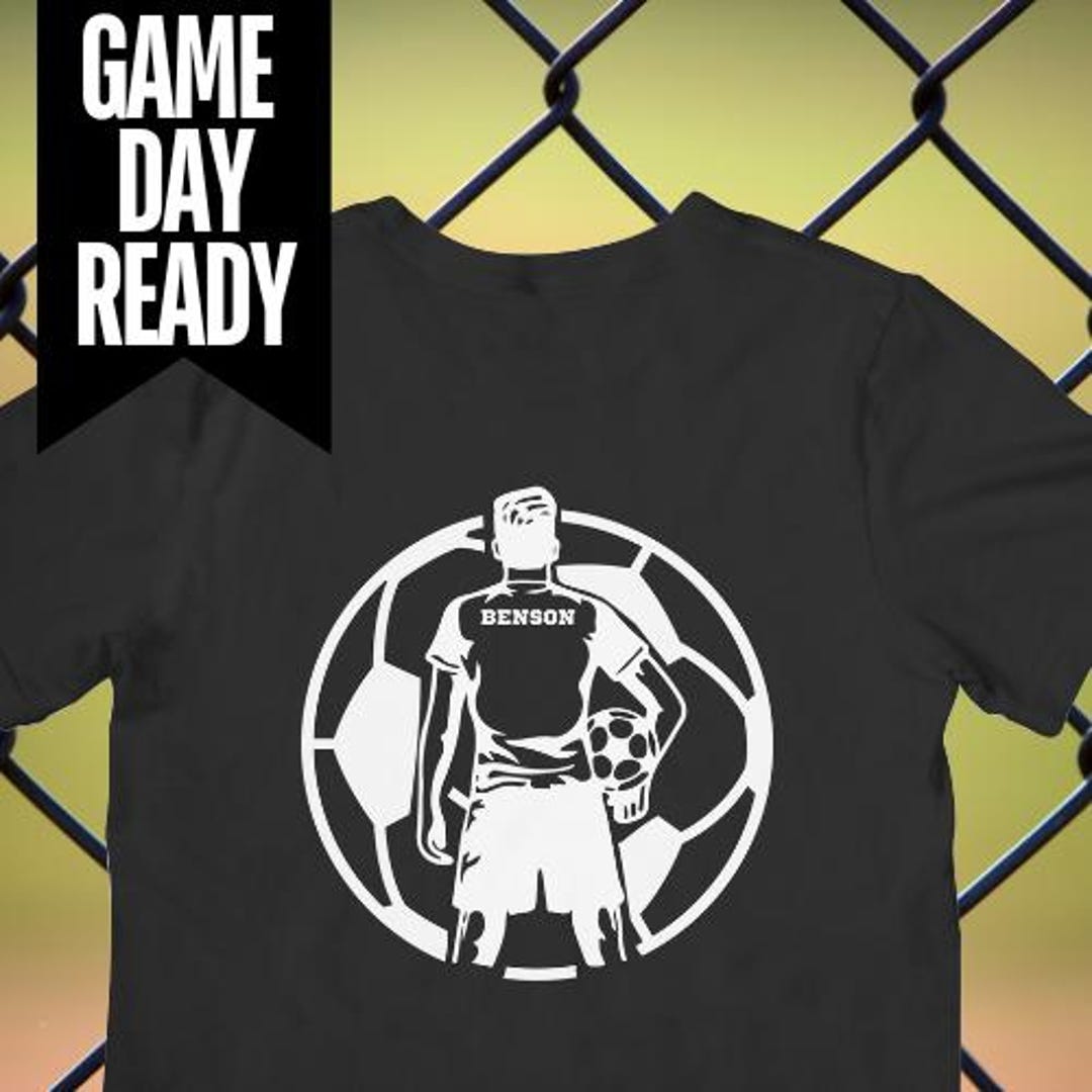 Custom Player Silhouette Design Personalized Soccer Player PNG Custom ...