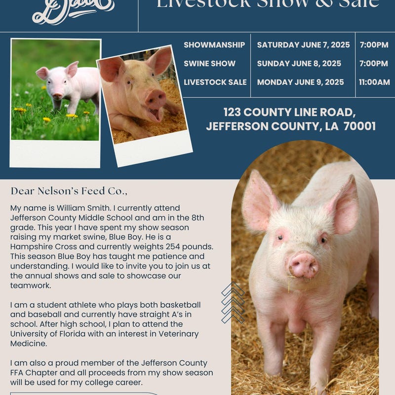 Livestock Goat 4 H - Etsy