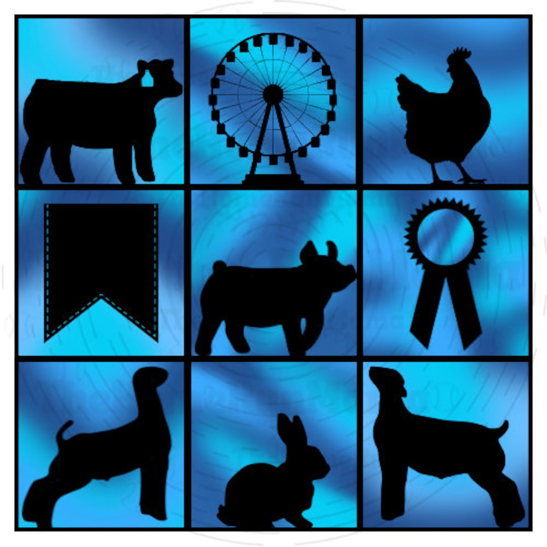 Livestock Show Week Exhibitor Fair Week PNG Livestock Silhouettes ...