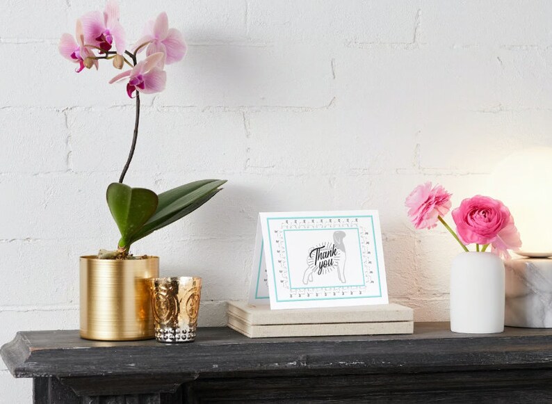 Printable Livestock Show Thank You Card | PDF | Foldable Thank You Card ...