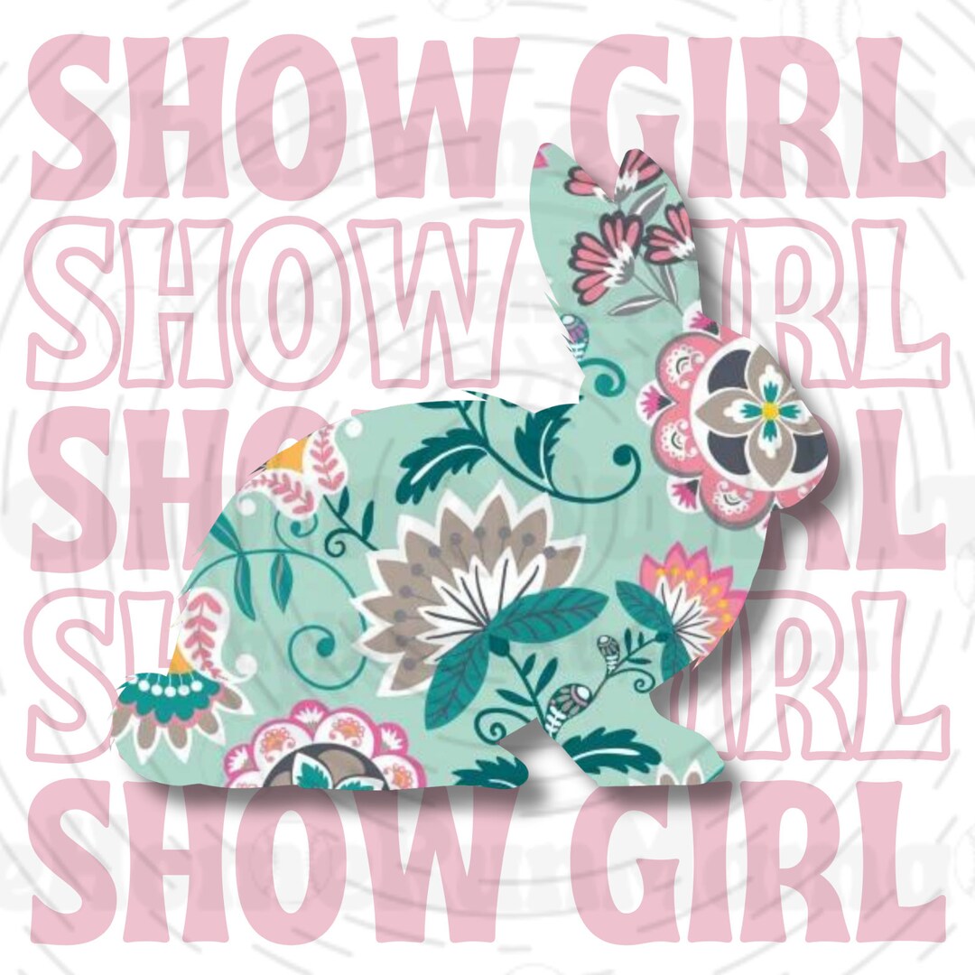 Show Girl Meets Paisley Rabbit: Livestock Show Week Apparel PNG - Etsy