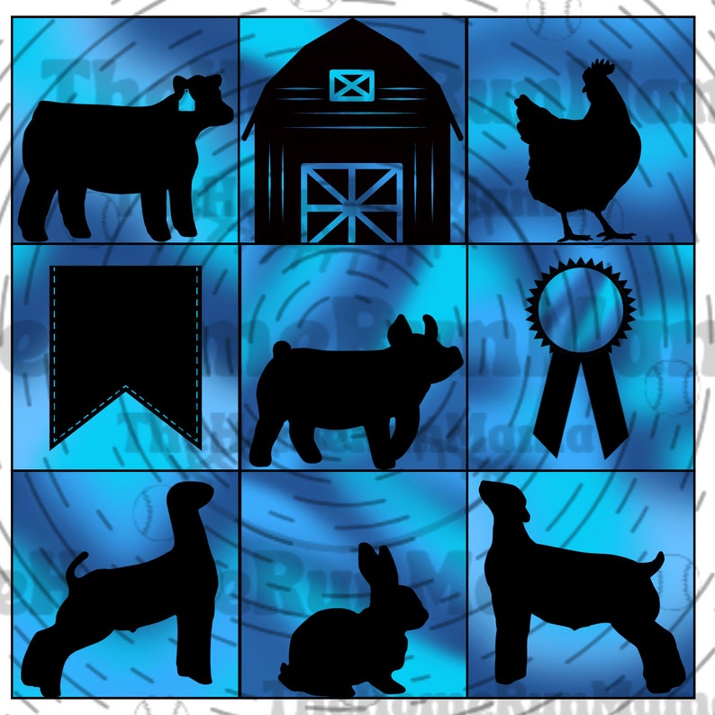 Livestock Show Week Exhibitor Fair Week PNG Livestock Silhouettes ...