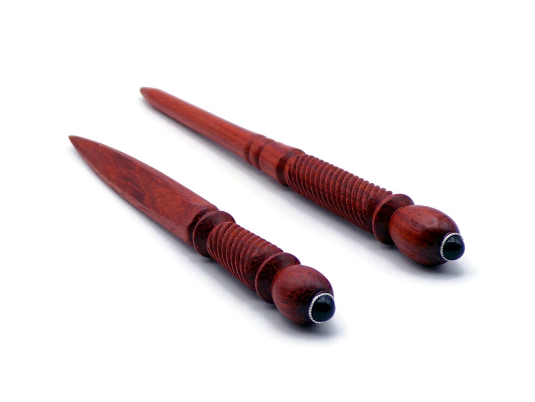 Miniature Ritual Athame & Wand Set Handcrafted in African - Etsy