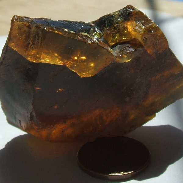 Large Amber Stone - Etsy