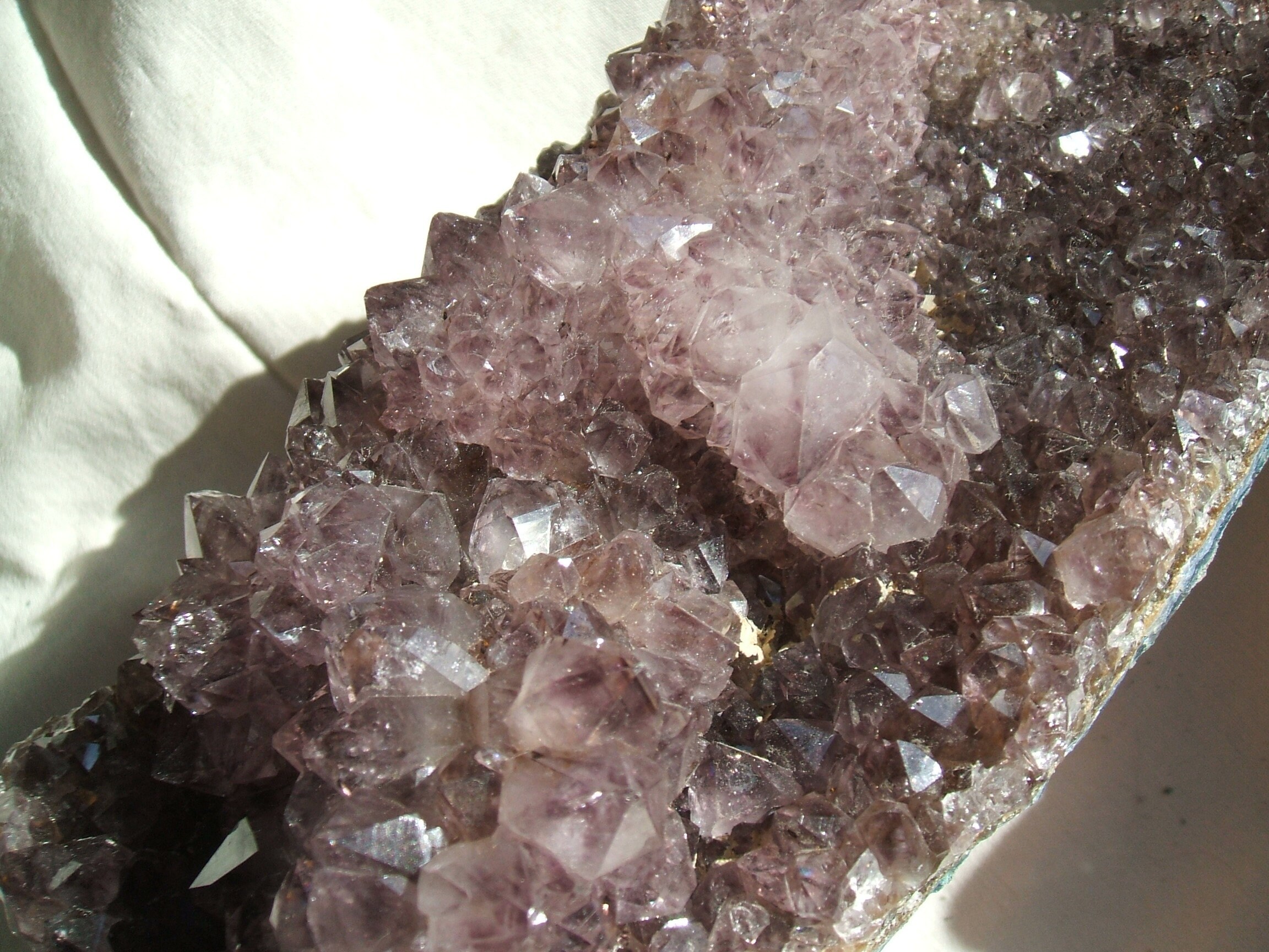 Botryoidal Amethyst Geode Plate-mounds of Crystals-phantom Tips ...