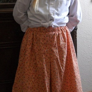 Girl's Box-pleat, Split-skirt (riding Skirt) **PDF Pattern** - Etsy