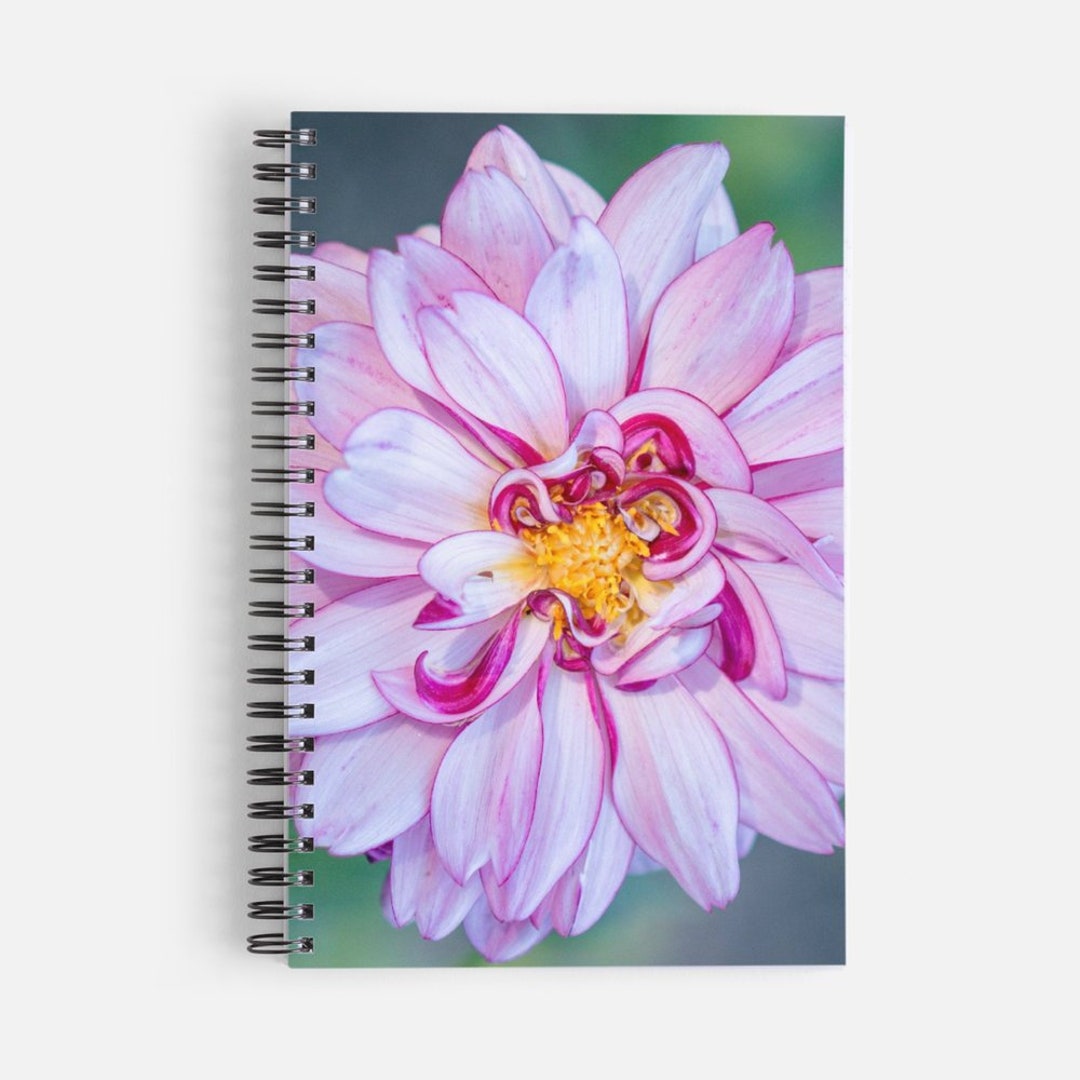 Spiral Notebook Dahlias in Bloom - Etsy