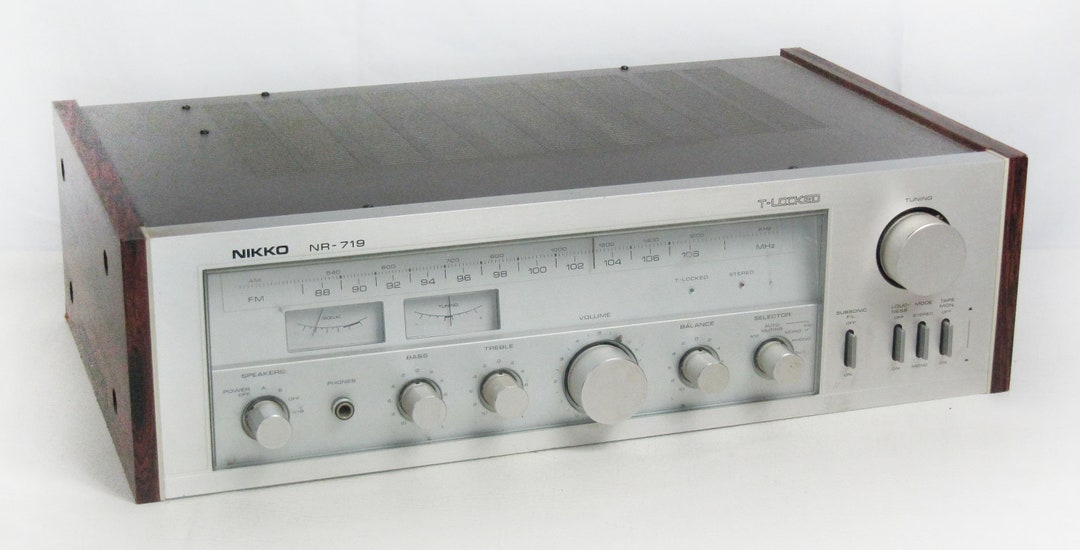Nice Vintage Nikko NR-719 Stereo Receiver Tested - Etsy