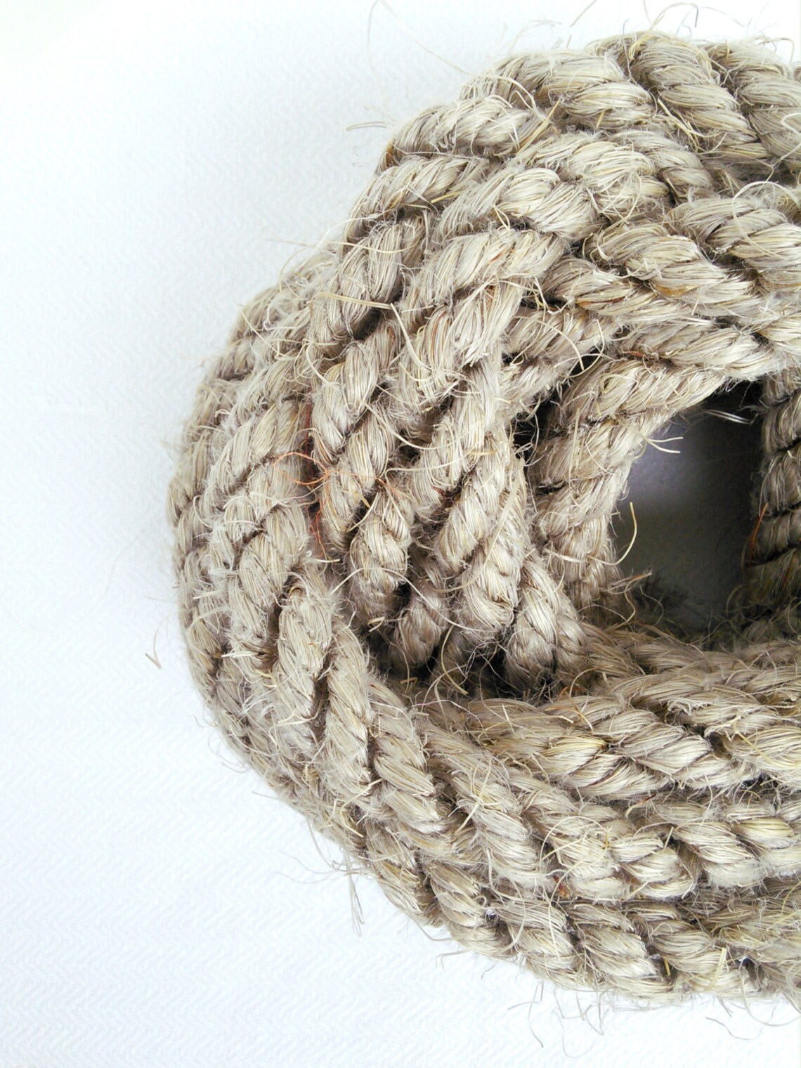 Gray Sisal Rope, Light Brown Sisal Rope, Dyed Mist Gray Color: 1/4", 5/ ...