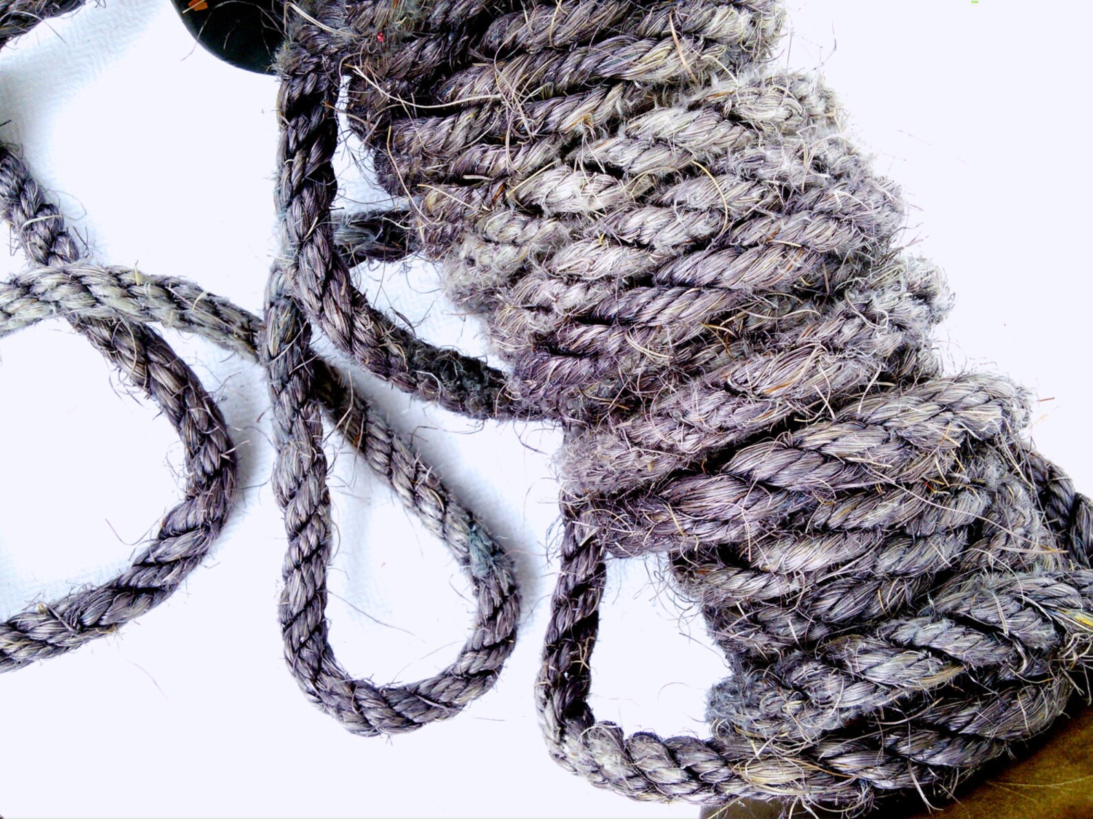 Gray Sisal Rope Purple Sisal Rope Dyed Charcoal Color: - Etsy