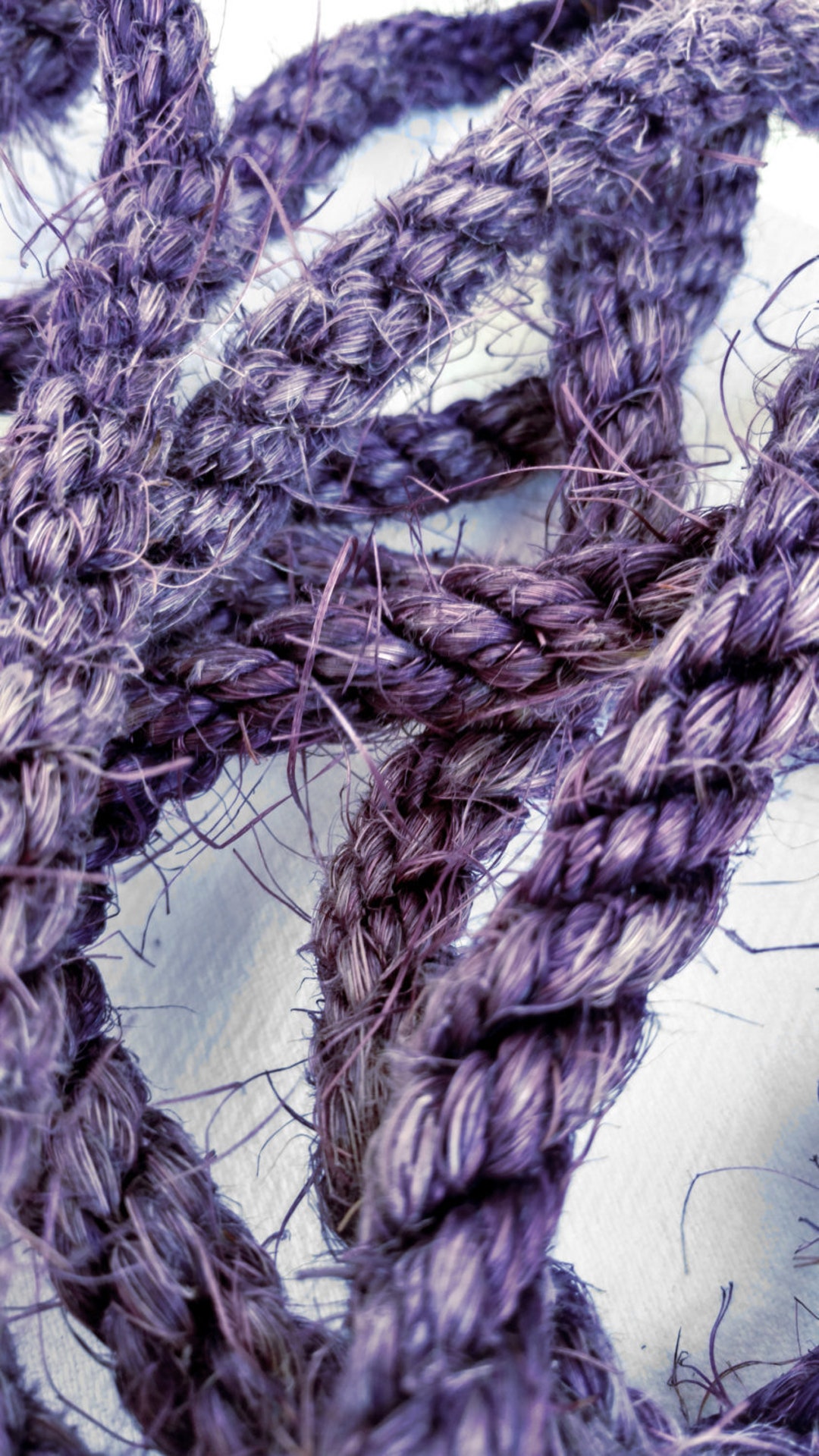 Purple Sisal Rope, Violet Sisal Rope, Dyed Ultraviolet Color: 1/4", 5/ ...