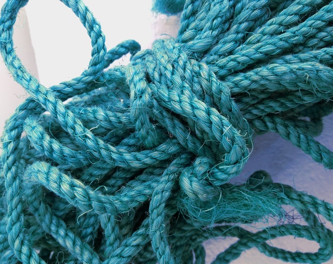 Turquoise Rope Teal or Aquamarine Dyed Turquoise Color: - Etsy