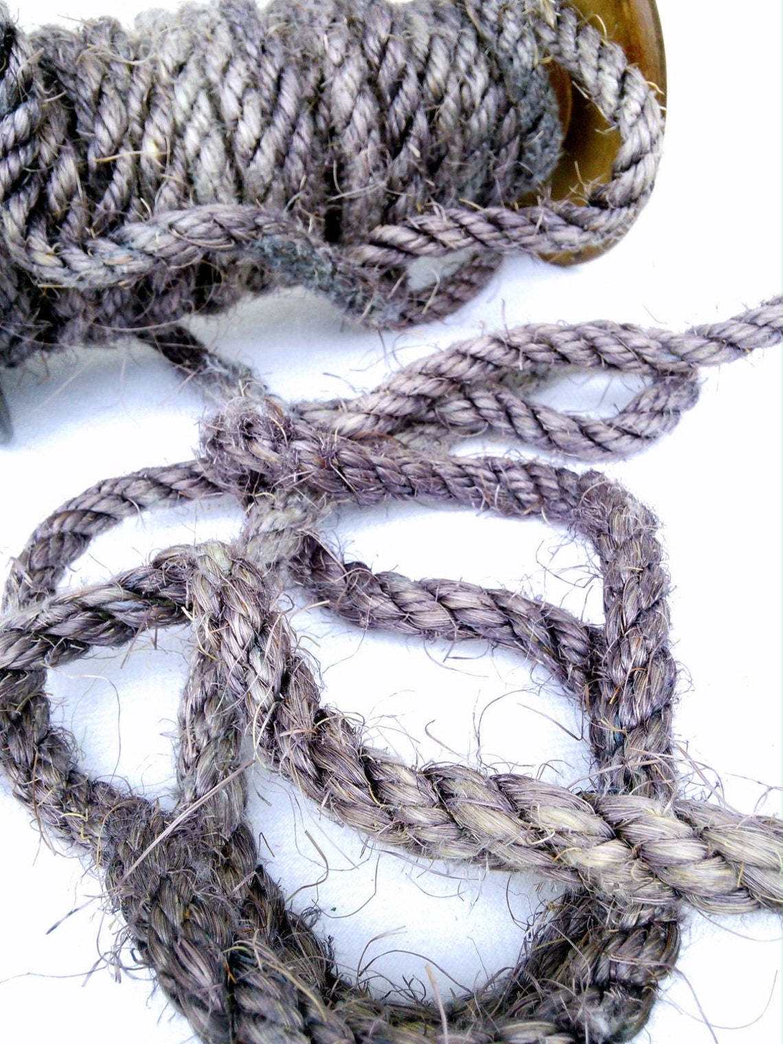 Gray Sisal Rope Purple Sisal Rope Dyed Charcoal Color: - Etsy