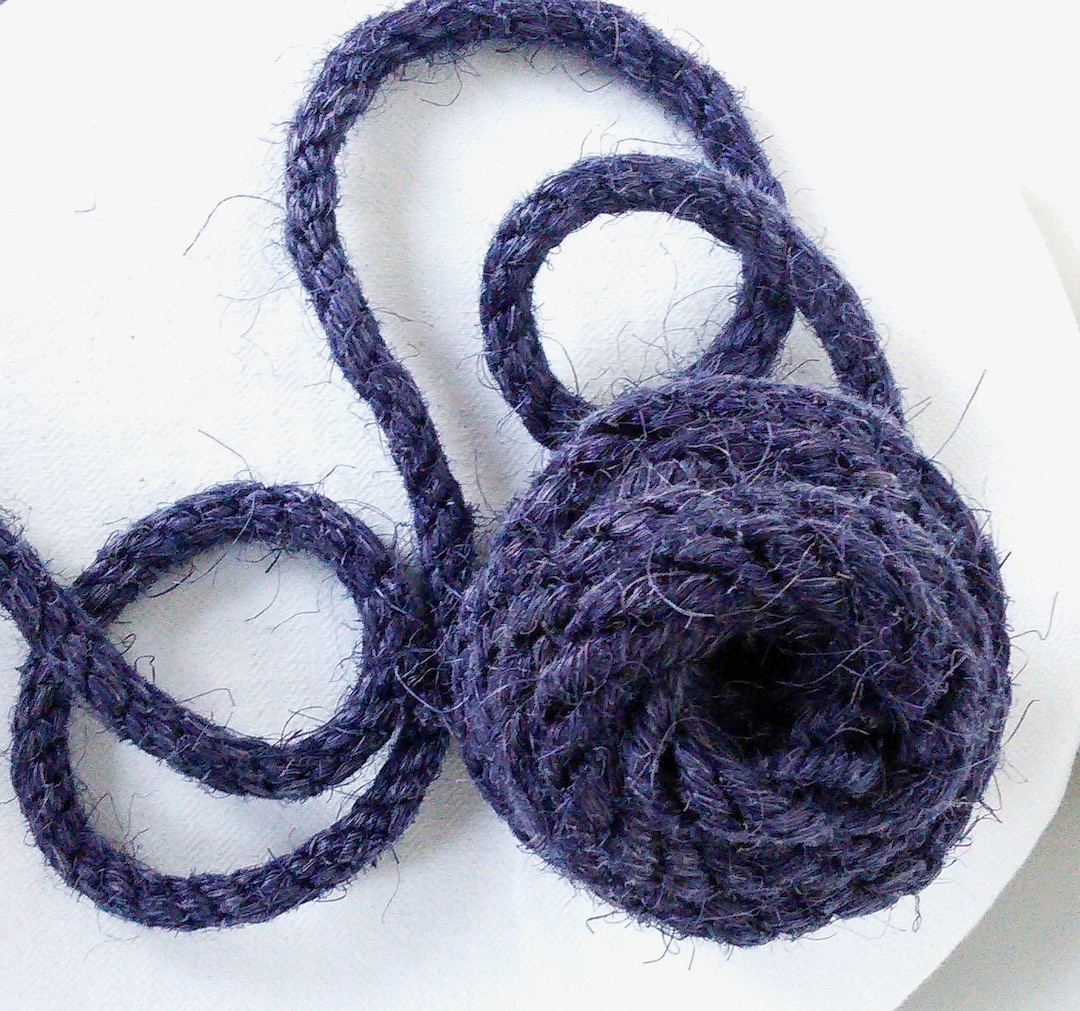 Navy Blue Sisal Rope, Dyed Strong Navy Color: 1/4", 5/16", 3/8" or 1/2 ...