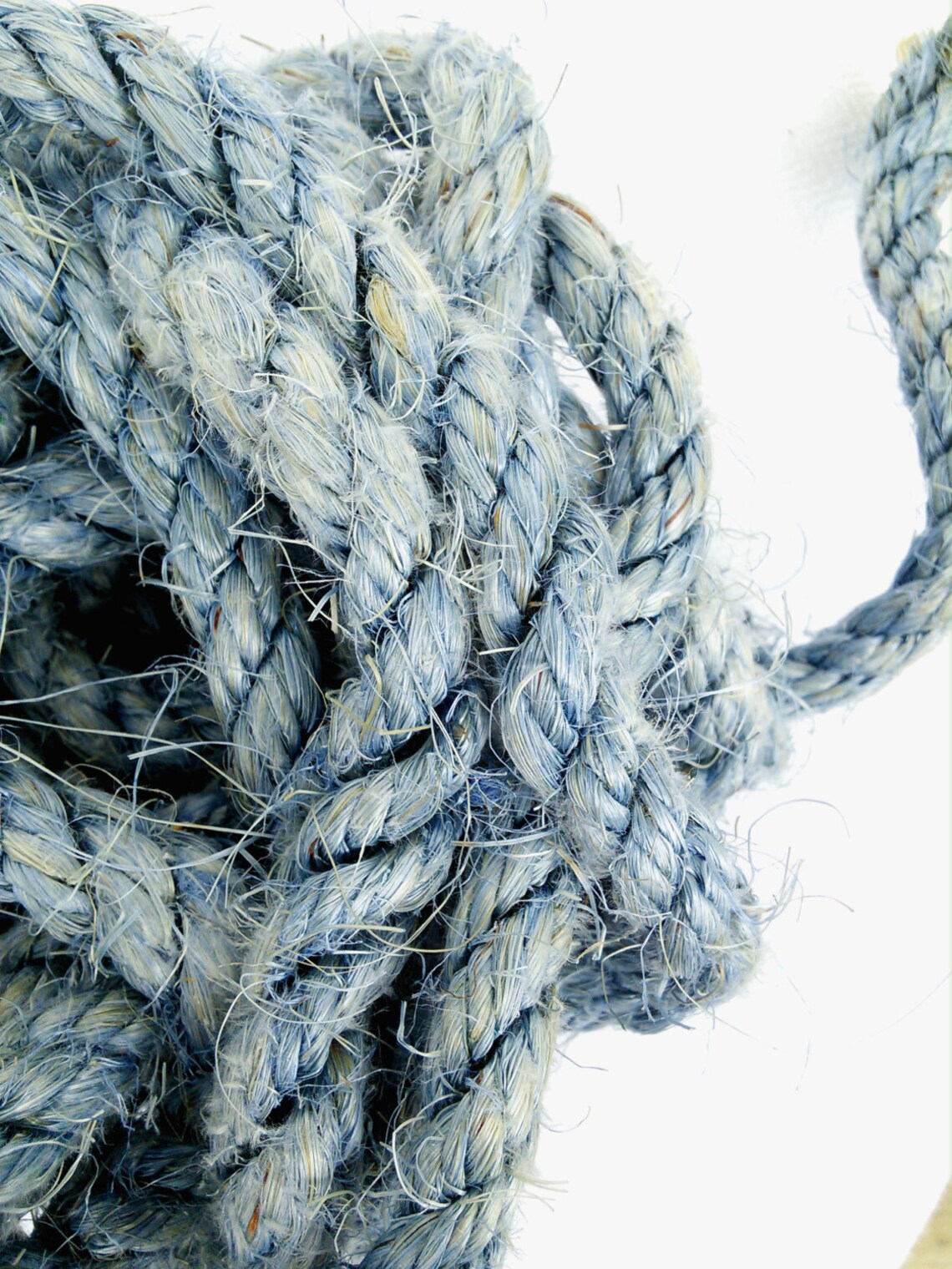 Blue Sisal Rope Dyed Ice Blue Color: 1/4 5/16 - Etsy