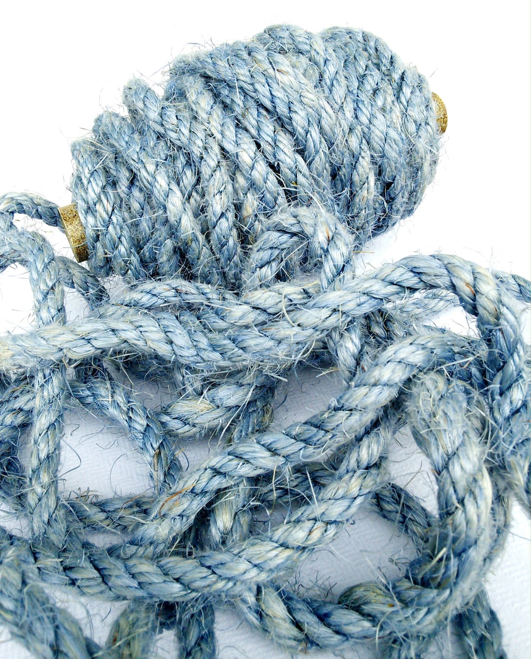Blue Sisal Rope, Dyed Ice Blue Color: 1/4", 5/16", 3/8" or 1/2" - Etsy