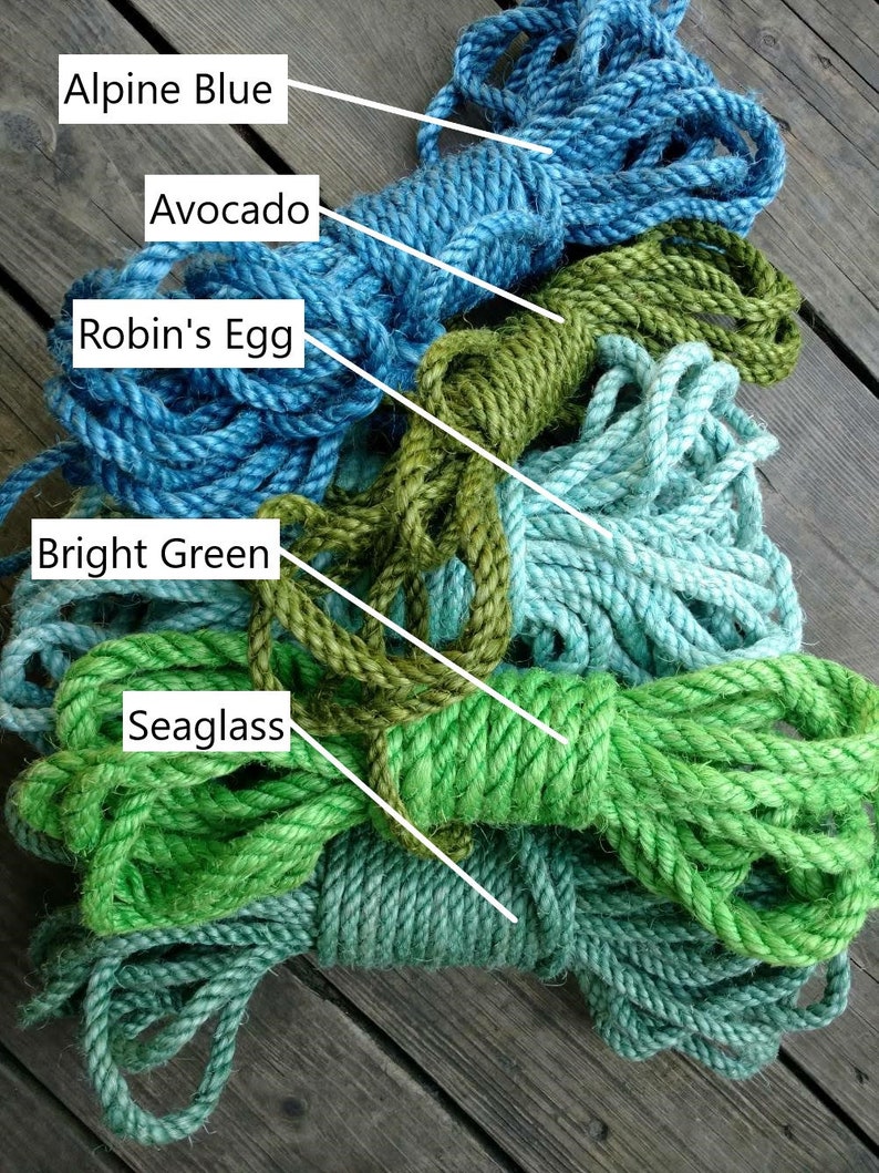 SAMPLES, Dyed Sisal Rope - Etsy