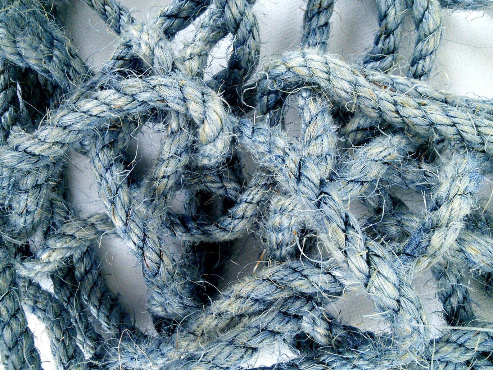 Blue Sisal Rope Dyed Ice Blue Color: 1/4 5/16 - Etsy
