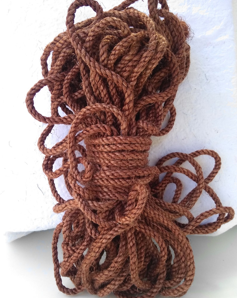 Dark Brown Rope Chocolate Rope Dyed Dark Brown Color: - Etsy