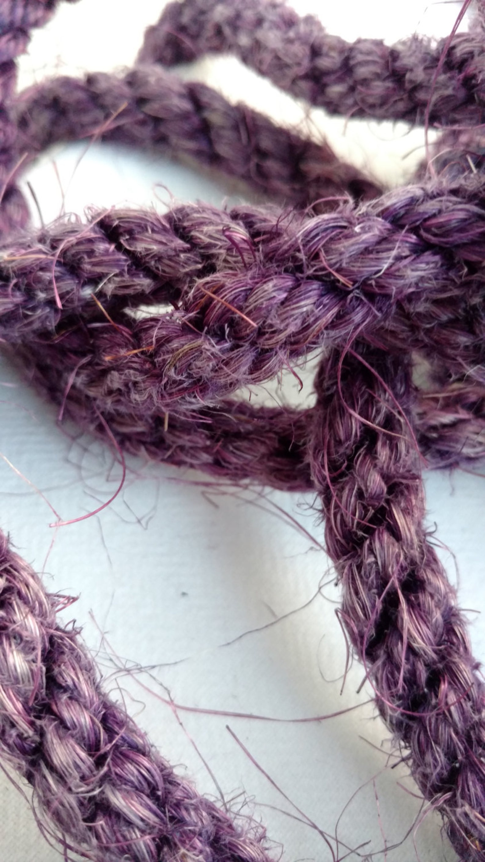 Purple Sisal Rope, Violet Sisal Rope, Dyed Ultraviolet Color: 1/4", 5/ ...