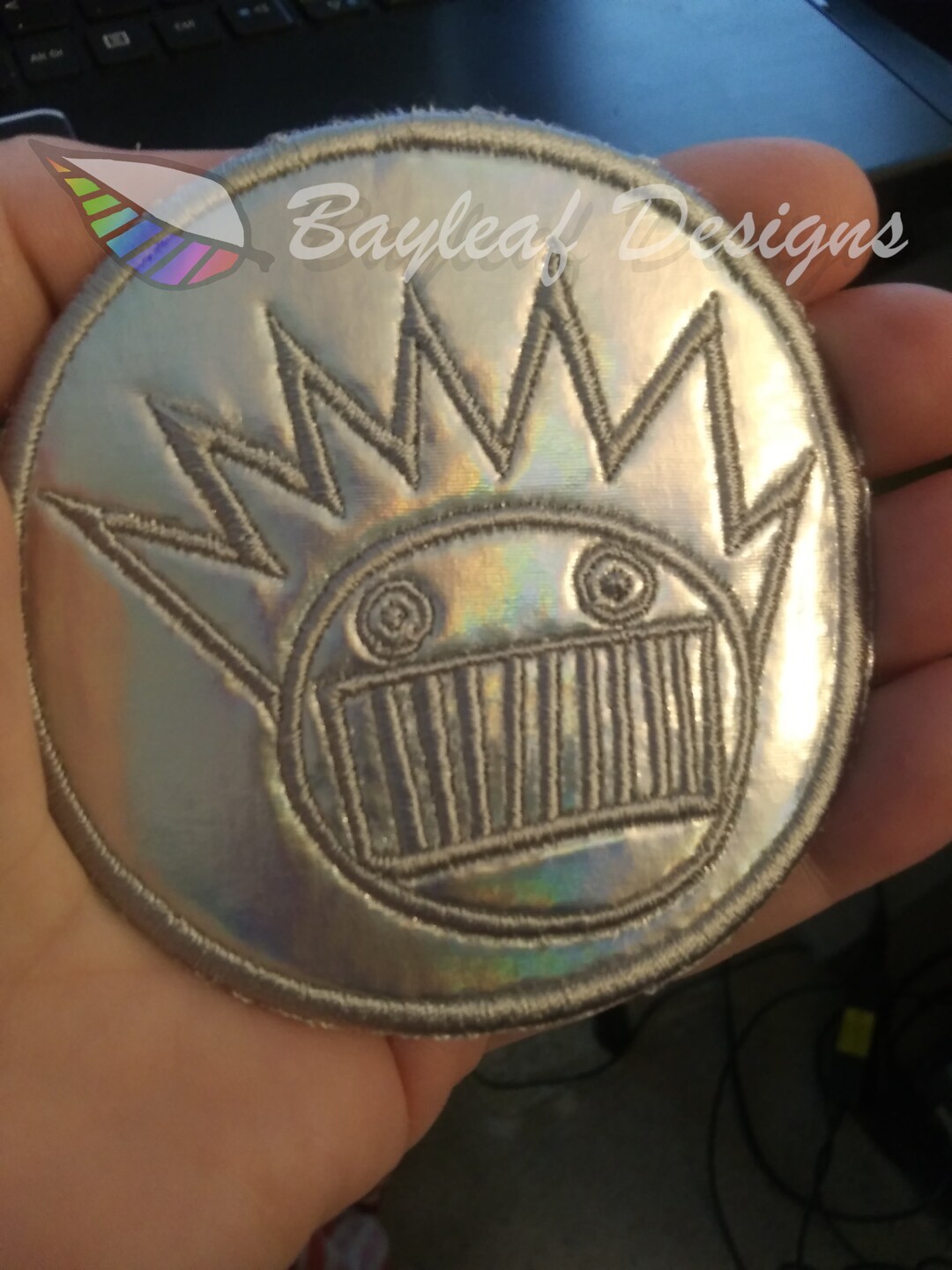 Holographic Space Boognish Patch - Etsy