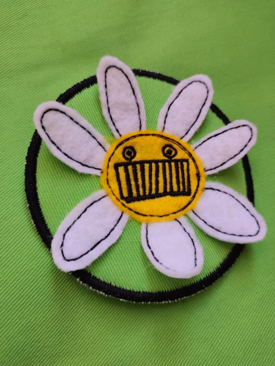 Push the Lil Daisies 3D Ween Patch - Etsy
