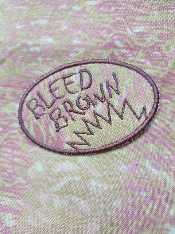 Bleed Brown Ween Patch - Etsy