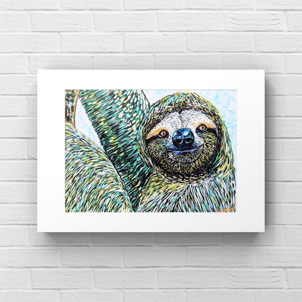 Sloth Painting - Etsy