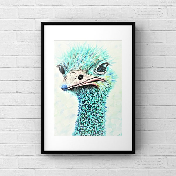 Ostrich Art - Etsy