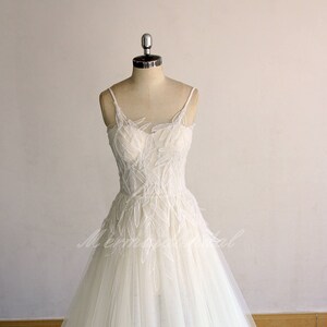 High Fashion Flowy Ivory Aline Corset Top Wedding Dress - Etsy