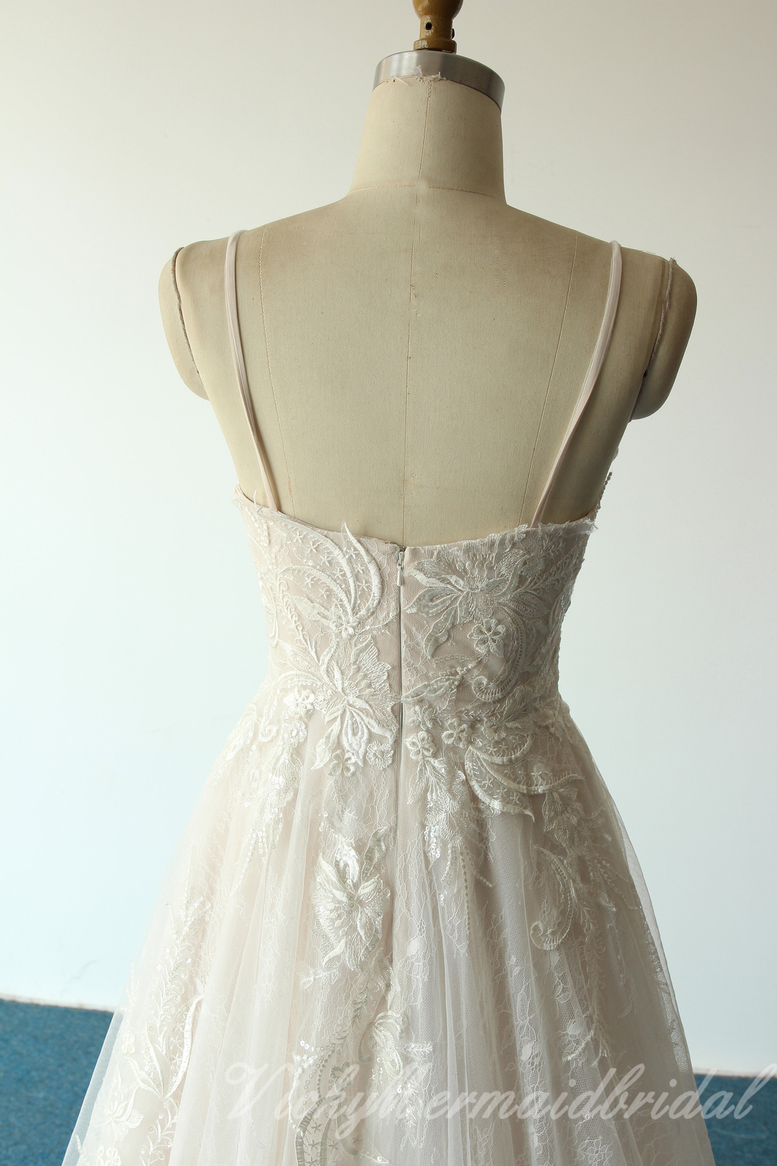 Gorgeous Deep V Neckline Wedding Dressa-line Deep V Tulle - Etsy