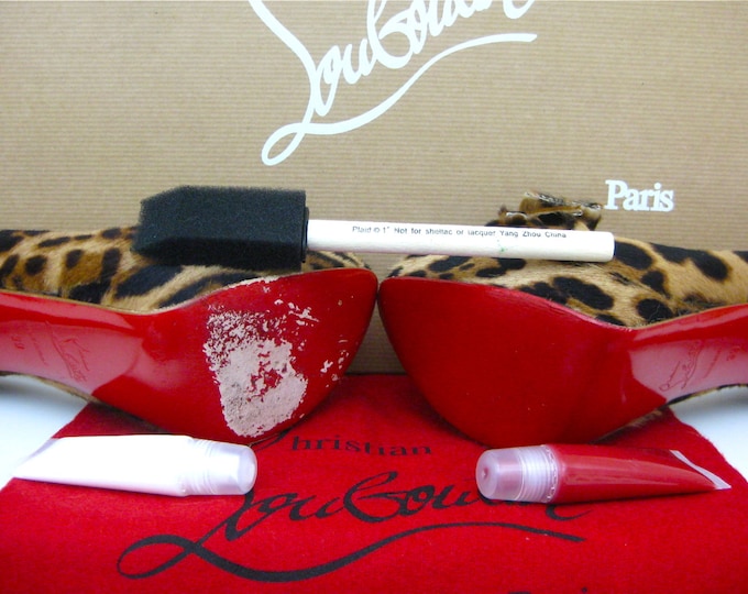 Christian Louboutin DIY Red Bottom Soles Custom Blended Paint for Shoes ...