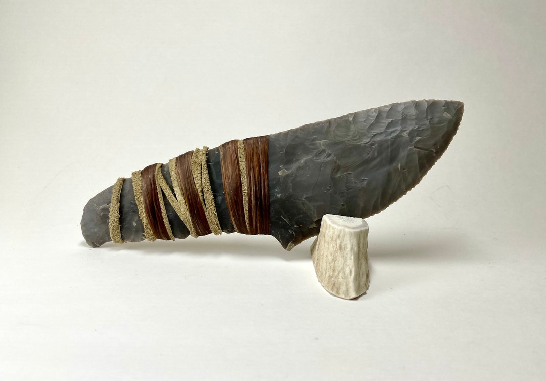 Georgetown Flint Dagger Knife Knapping by Bo Earls - Etsy
