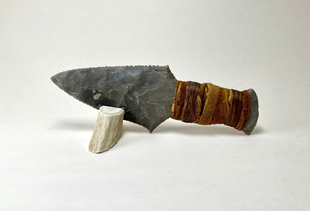 Georgetown Flint Dagger Knife Knapping by Bo Earls - Etsy