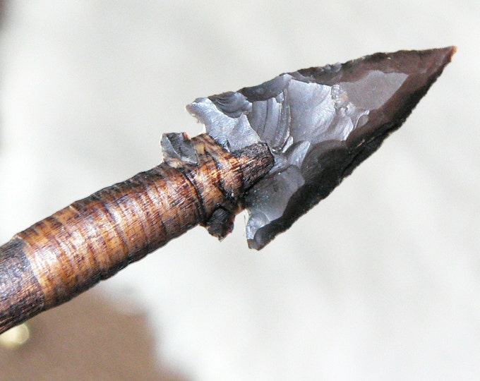 Antiqued Agate Arrowhead Atlatl Dart Fore Shaft - Etsy