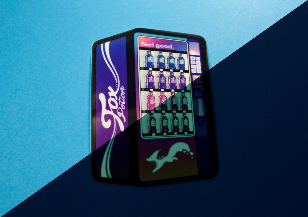 Carbonated Fox Potion GLOW in the Dark Sticker - Etsy